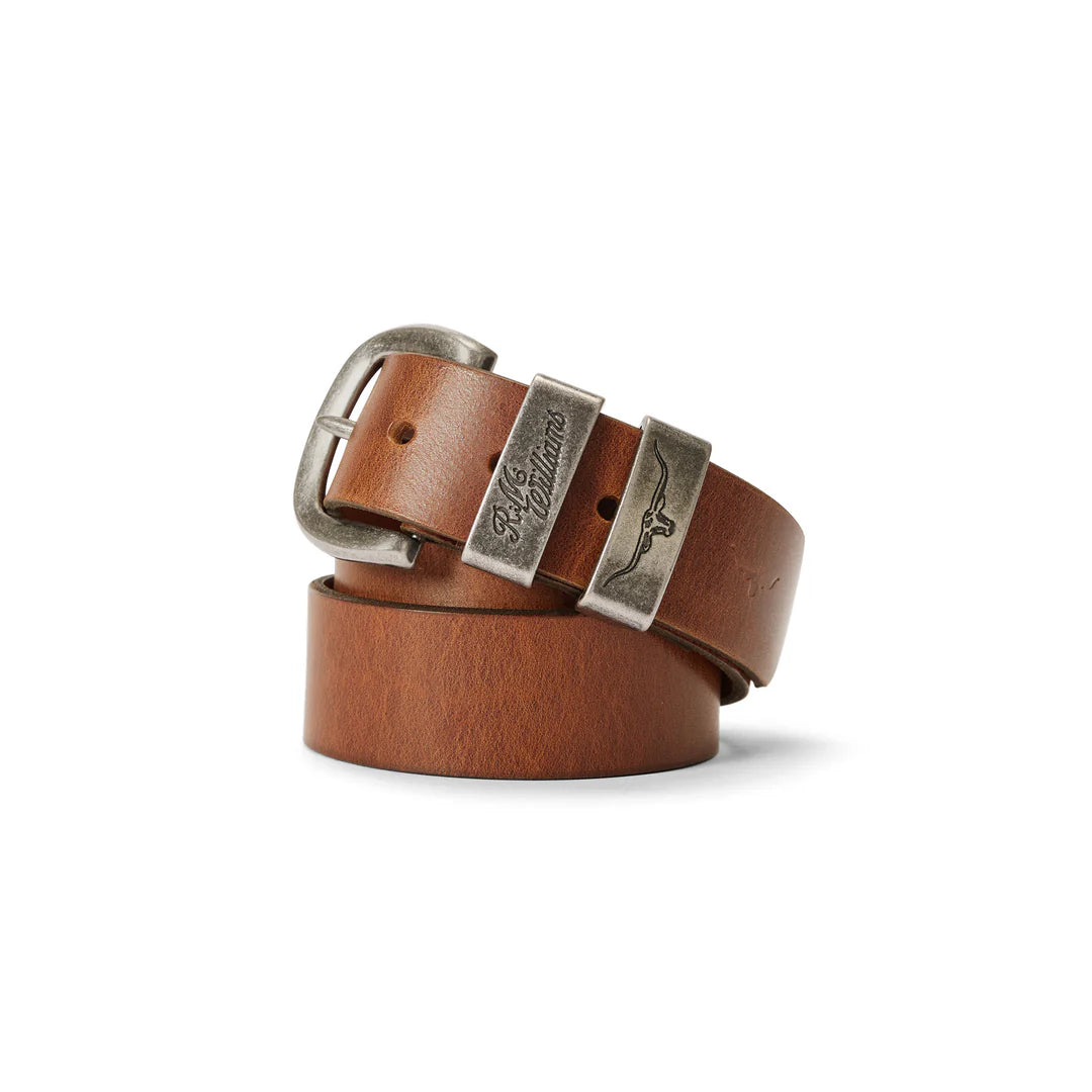 RM Williams Drover belt Caramel Silver Buckle