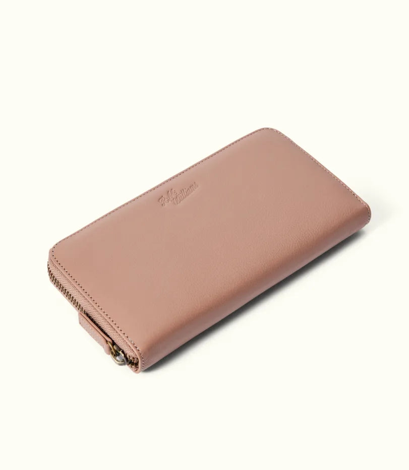RM Williams Singleton zip wallet Dusty Pink