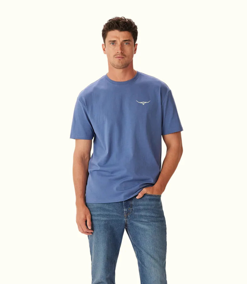 RM Williams 1932 t-shirt Bright Blue
