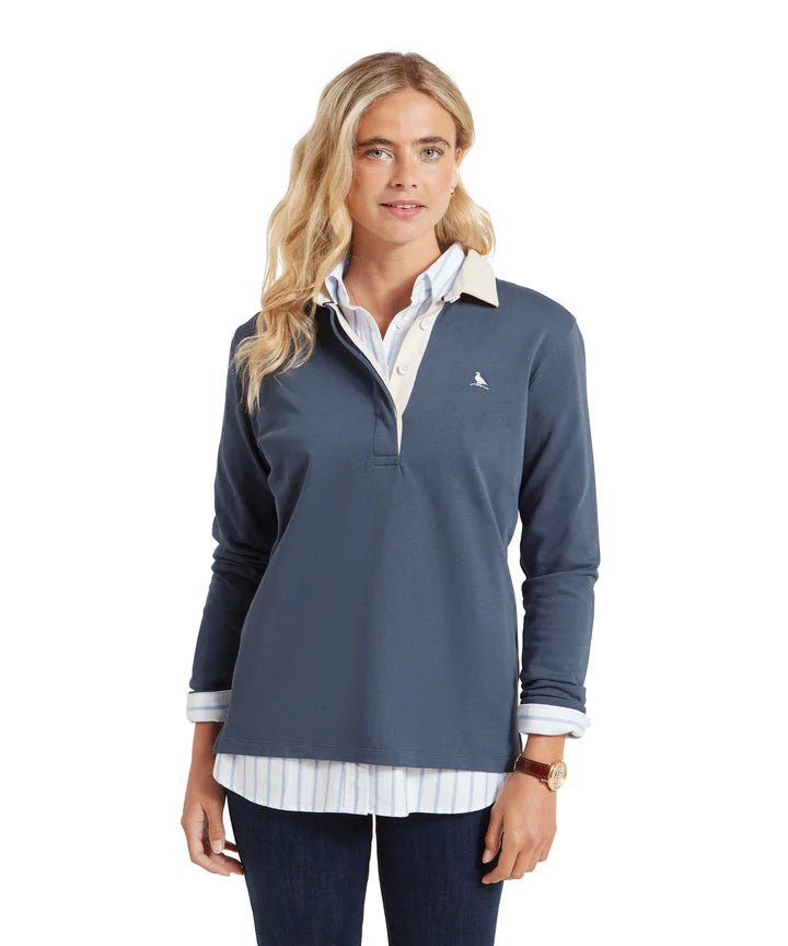 Chapel Porth Rugby Shirt Vintage Navy