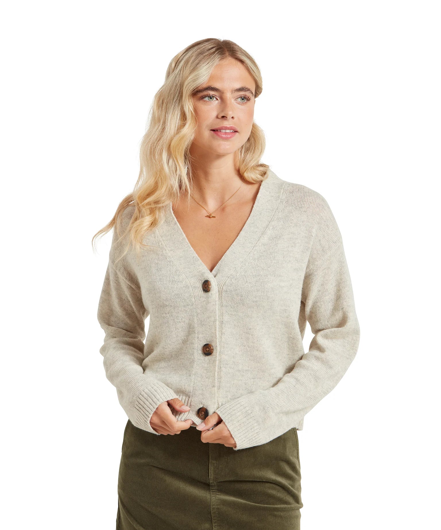 Schöffel Filey Cardigan Oat Grey