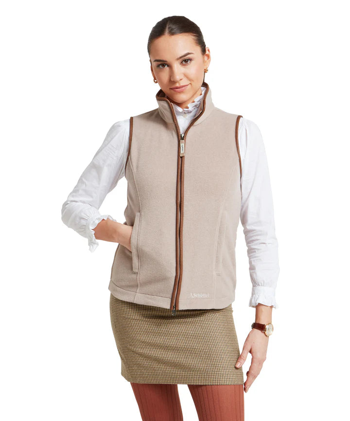 Lyndon Fleece Gilet Mushroom